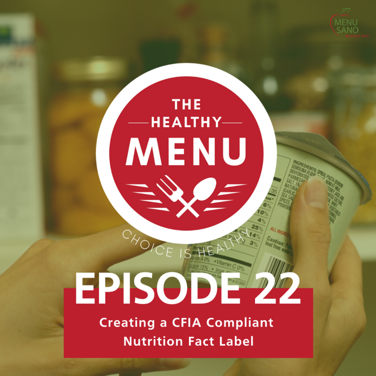 Bitesize: Creating a CFIA compliant Nutrition Fact Label - MenuSano